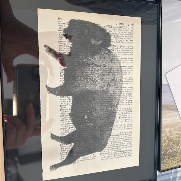 Bison/buffalo Themed Dictionary Prints - Etsy