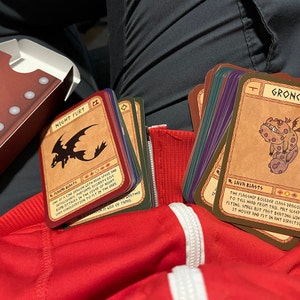 HTTYD Deck of Dragons how to Train Your Dragon Cards - Etsy