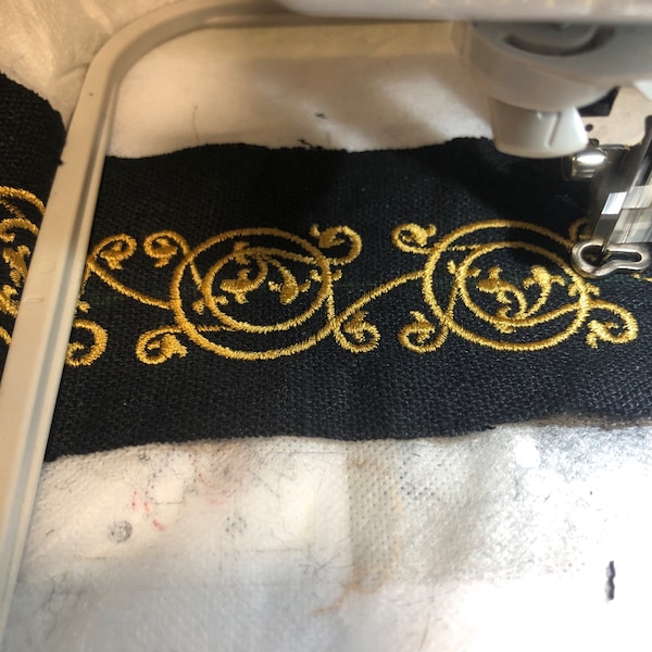 Medieval Scroll Border - Machine Embroidery Historical Designs Set for ...