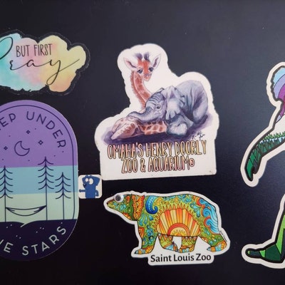 Pack of 50 Stickers, Keep Shining Vinyl Decal, Scrapbook Sticker ...