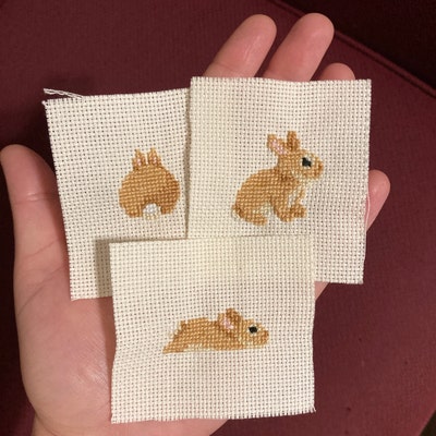 Rabbits Cross Stitch Pattern PDF Bundle Set of 7 Bunny Patterns Instant ...