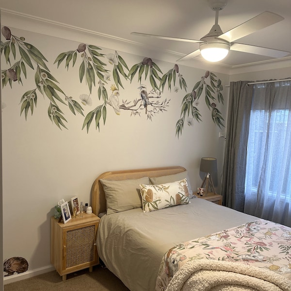 Australian Gum Tree & Gumnut Decal Set - Etsy