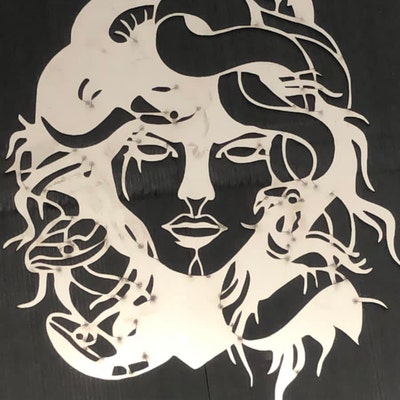 Medusa Design Laser Cut Svg Dxf Files Wall Sticker Engraving Decal ...
