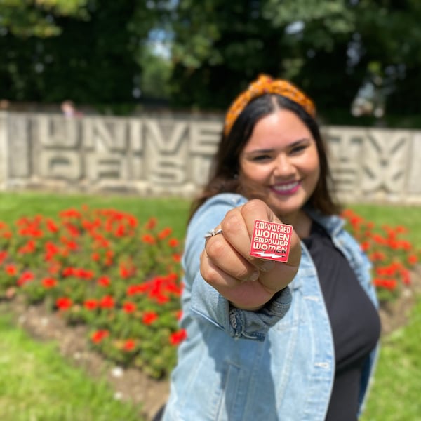 Empowered Women Empower Women Hard Enamel Pin // Feminist Pins, Badge ...