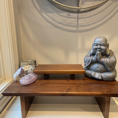 Table Top Altar . Beautifully Handcrafted 3 Tier Buddhist Altars Made ...