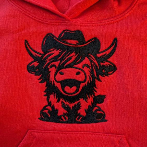 14 Embroidery Highland Cow, Bundle Cow Machine Embroidery Design, Cute ...