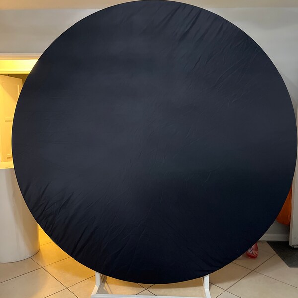 Round Solid Color Photography Backdrop,baby Pink White Black Blue ...