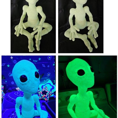 Alien Crochet Amigurumi Pattern DIGITAL Download PDF by Crafty ...