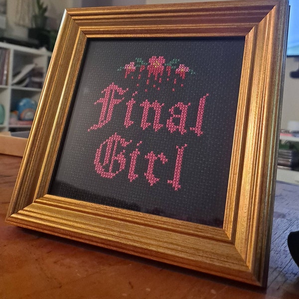 Final Girl Horror Cross Stitch Pattern / Digital PDF - Etsy