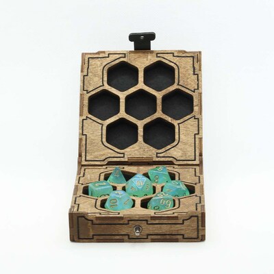 Dice Box. 3mm, 1/8inch, 4mm, 5mm. Laser Cut Files SVG, PDF, CDR Digital ...