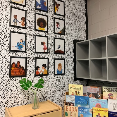Diverse Elementary School Book Characters Diverse Gallery Wall ...