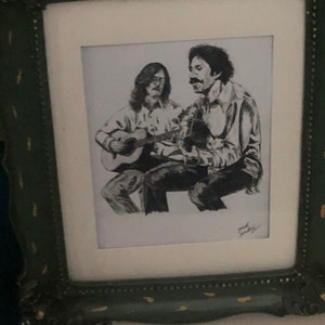 Jim Croce Original Ink Drawing Print - Etsy