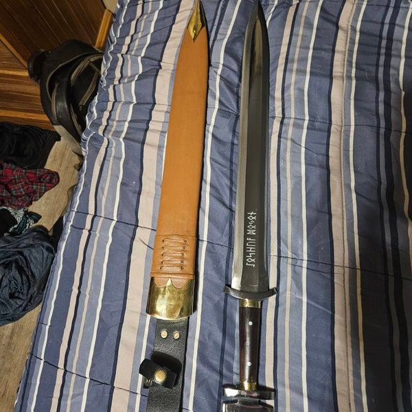 22 Inches Long Blade Hand Forged Norseman Viking Sword-historical Sword ...
