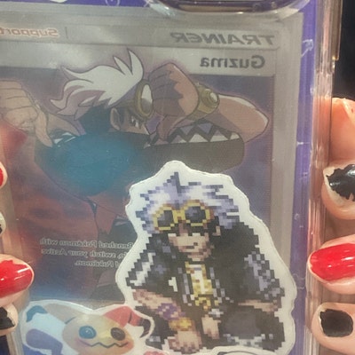 Cyberpunk Edgerunner Pixel Art Sticker Premium Matte Vinyl Stickers ...