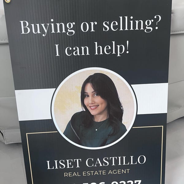 Custom Real Estate Yard Sign With FREE Shipping - for Sale - Ultra ...