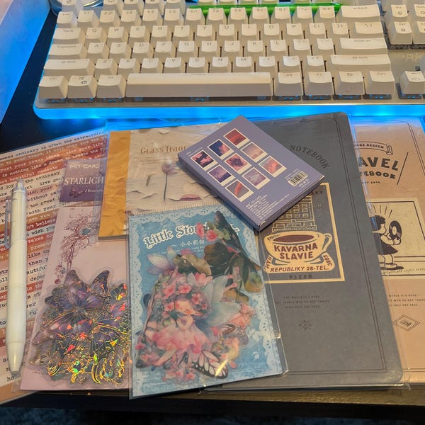 A5 A7 6 Ring Planner Binder Notebook Card Holder Refillable Notebook ...