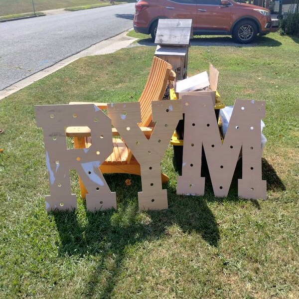 4FT - Marry Me Marquee Letter - Blueprints & Build Guide - Package ...
