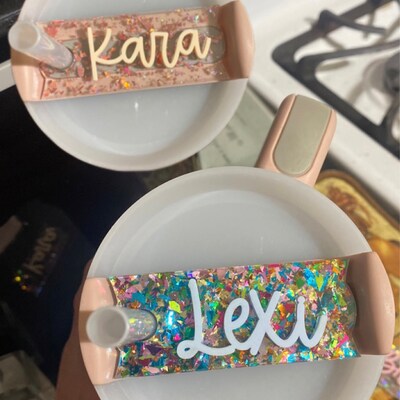 Stanley Personalized Name Tag 30oz or 40oz Stanley Tumbler Name Plate ...