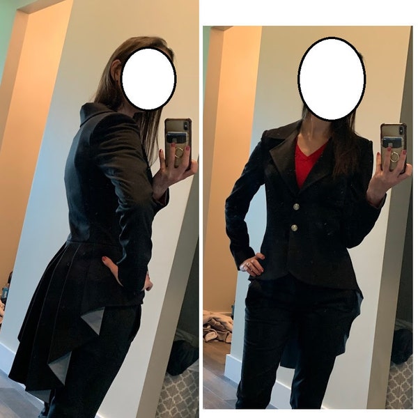 PERSONALIZED JACKET, Suit Jacket Women, Slim Fit Blazer, Quilted Jacket ...