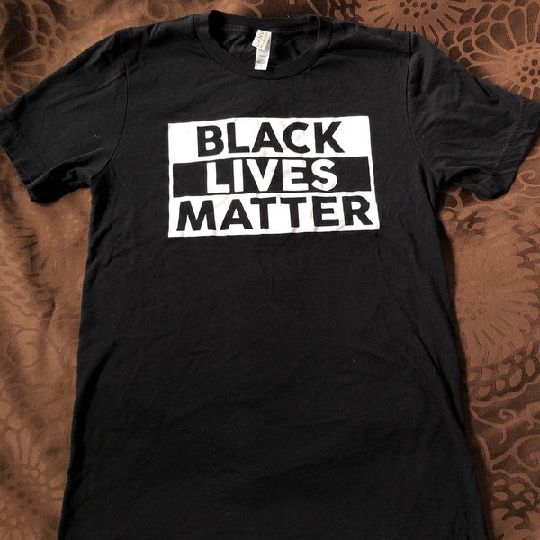 Black Lives Matter Shirt, BLM T-shirt, Human Rights Shirt, Black ...