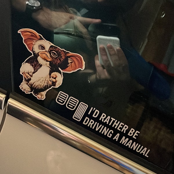 GIZMO 4x4” Die Cut Vinyl Decal Full Color Water / Weather Proof ...