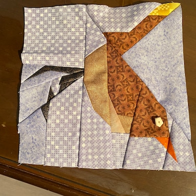 WAVE Paper Pieced Block Pattern in PDF - Etsy