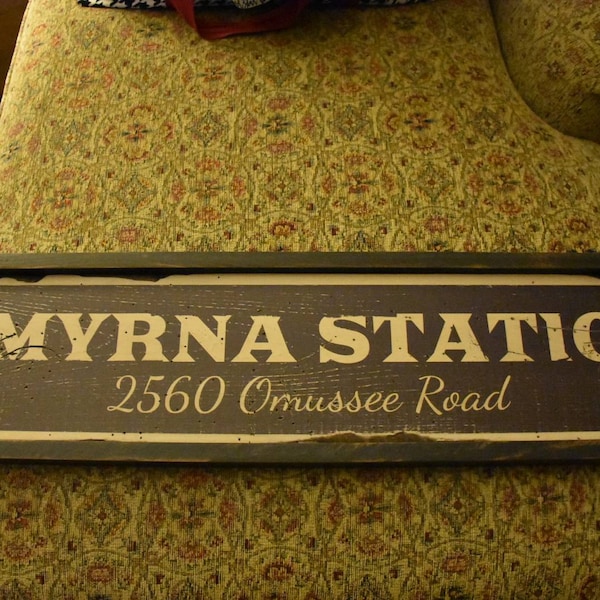 Train Depot Wood Sign, Personalized Station Location City State Decor ...