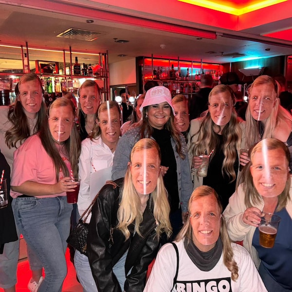 Custom Photo Face Masks Personalised Fan Face Cutout Head on A Stick ...