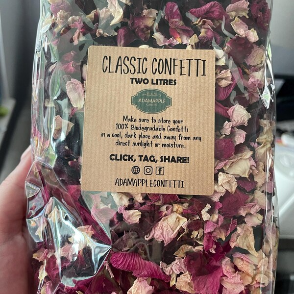 Snow Confetti Snowfetti® Biodegradable 100% Natural Water Soluble ...