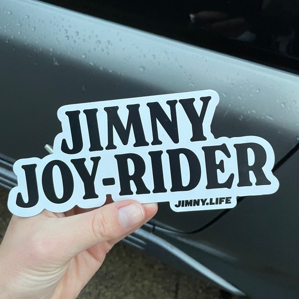 Life is Fun in A Jimny Sticker - White - Fun Car Gift - Etsy