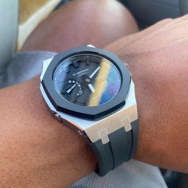 Modlab Company [CLASSIC Series] G-shock GA2100 Model - Black / Silver - 101 - Etsy