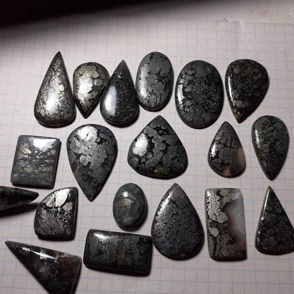 Marcasite Cab, Loose Marcasite, Marcasite Stone, Gemstone Lot ...