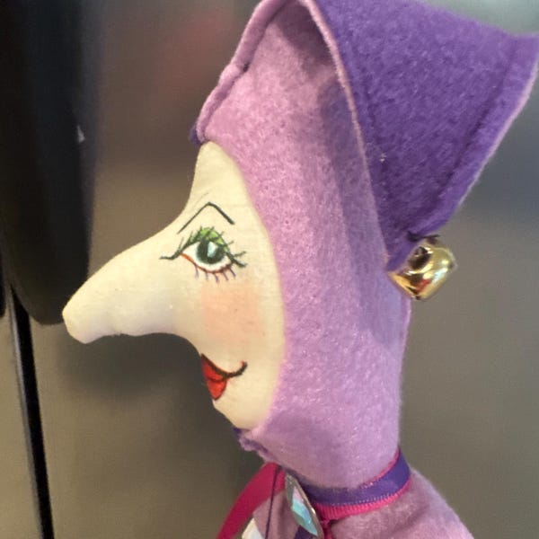 Fifi, an Art Doll, 15" Tall. Great Attention to Detail. Sitting, With ...
