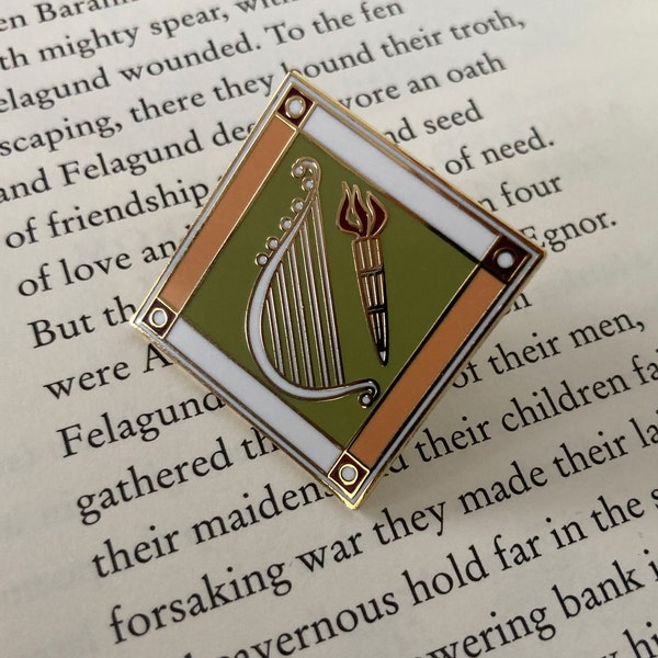 Finrod Felagund Sigil Enamel Pin | the Silmarillion | Lord of the Rings ...