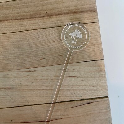 Custom Logo Drink Stirrers Personalized Wedding Decor Company Logo ...