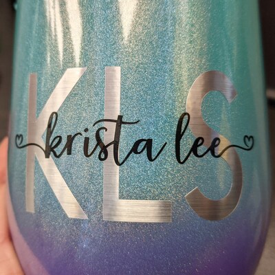 Personalized 16oz Libby Can Glass Customized Coffee Cup Lid Bamboo ...