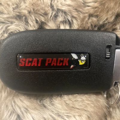 For 2015-2023 Scat Pack Challenger/charger Key Fob Badges in Red set of ...
