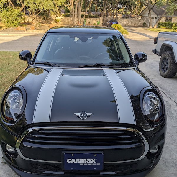 Mini Cooper Bonnet and Boot Stripes, Stripes for Hood and Boot, Racing ...