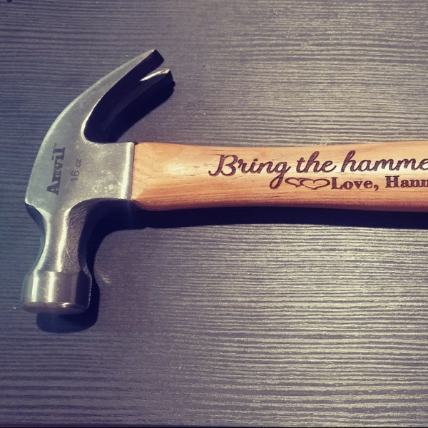 Engraved Hammer Personalized Hammer Gift - Building A Life Together ...
