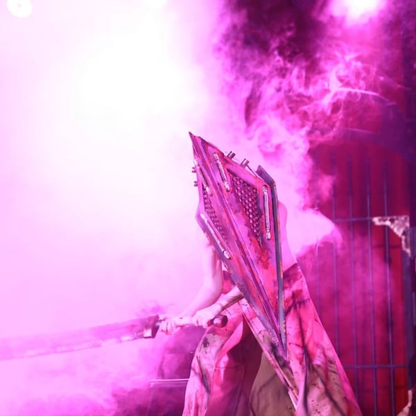 Executioner Horror Costume | Pyramid Male Costume |triangle Helmet ...