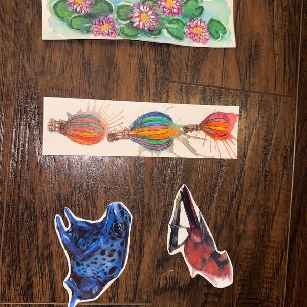 Frog Art Print | Poison Dart Frog Art Print | Amphibian | Animal ...