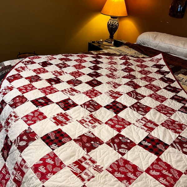 NCAA Indiana University Hoosiers College Logo 100% Cotton Fabric by ...