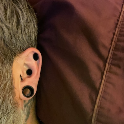 Septum Stretching Kit Black Acrylic Pincher Kit Septum & Ear Gauging ...