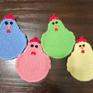 Crochet Pattern for the Swanky Chicken Trivet Potholder PDF Instant ...