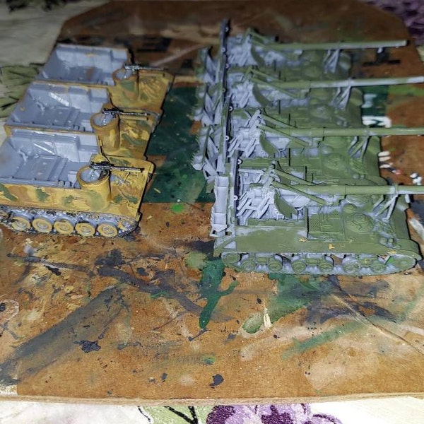 North Afrika/africa Korps Two Radio Operators WW2/WWII Bolt Action 28mm ...