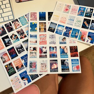 Waterproof 30 Custom Book Cover Stickers for Book Journals - Etsy