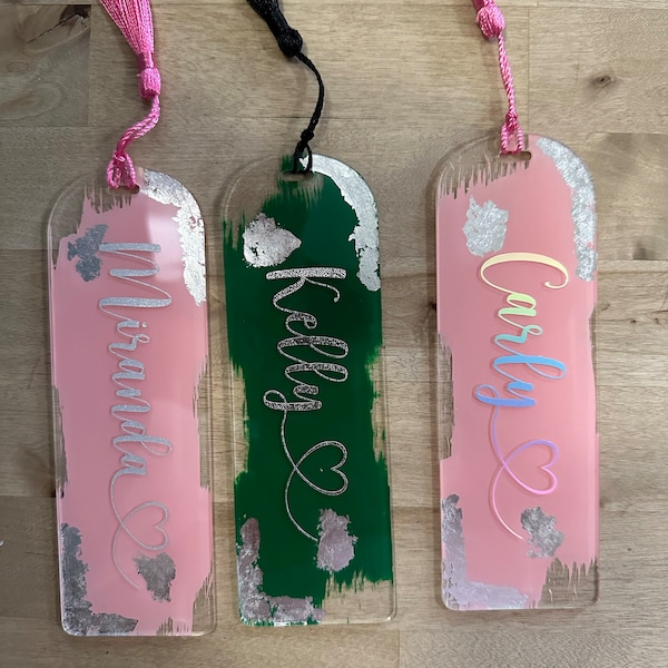 Personalized Teacher Bookmark Gift , Acrylic Bookmark, Teacher Gift ...