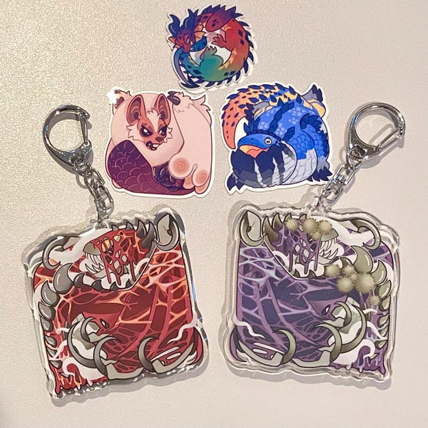 MONSTER HUNTER: World Biome Sticker Sheets - Etsy