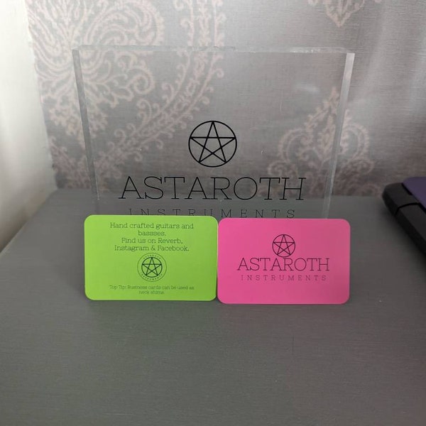 Personalized Business Company Logo Desk Display Printed Acrylic Glass ...