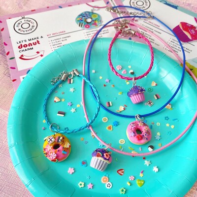 Biscuit Themed Jewellery Craft Kit. Makes 3 Things: Necklace - Etsy